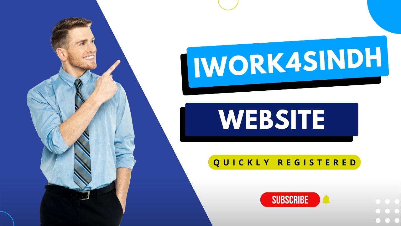 How To Register For I Work 4 Sindh |Sindh Government New Job Portal | I ...