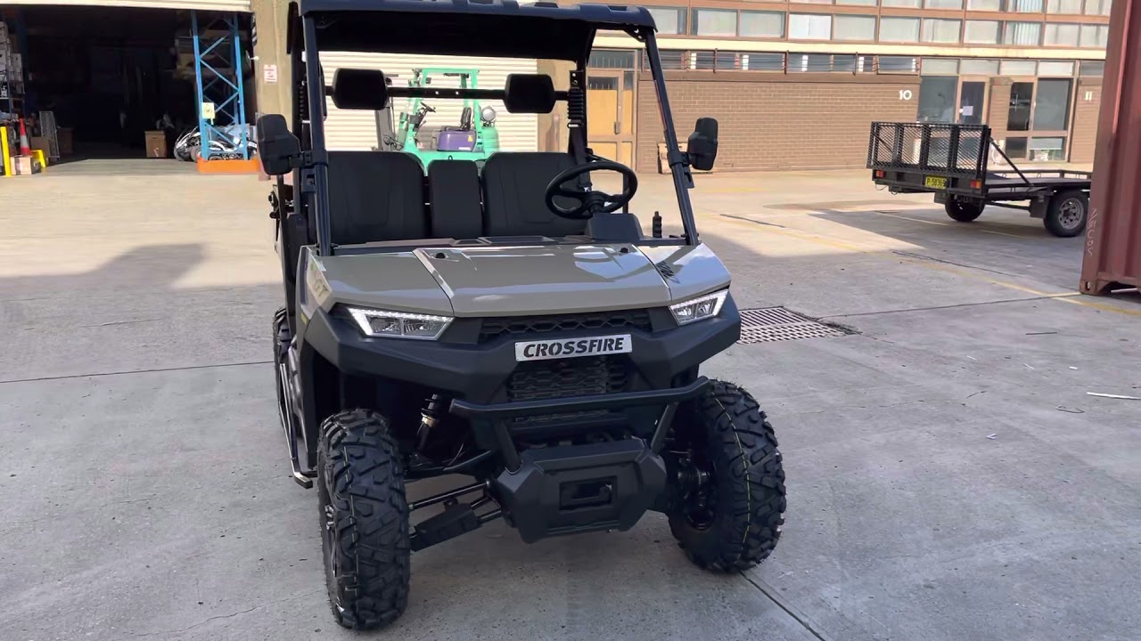 Crossfire 400Gt UTV walk around Desert Storm 400cc UTV - YouTube