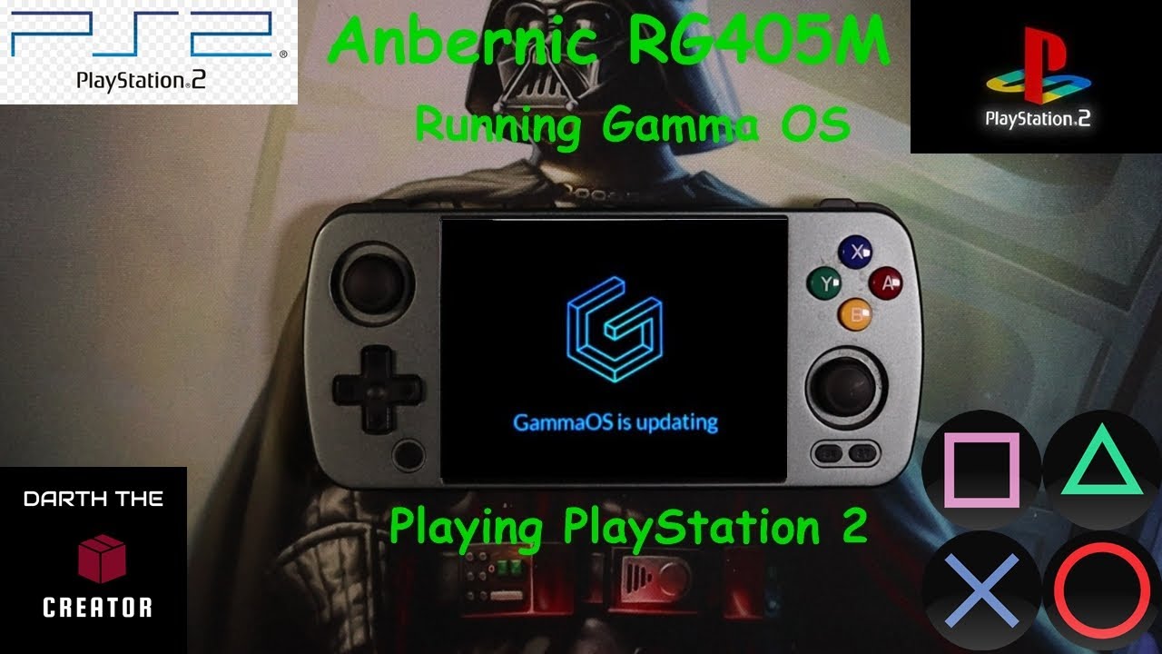 Anbernic RG405m with Gamma OS playing PlayStation 2 games #anbernic # ...