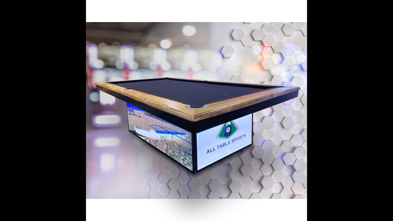 Cube Art Shed Slate Pool Billiards Table - YouTube