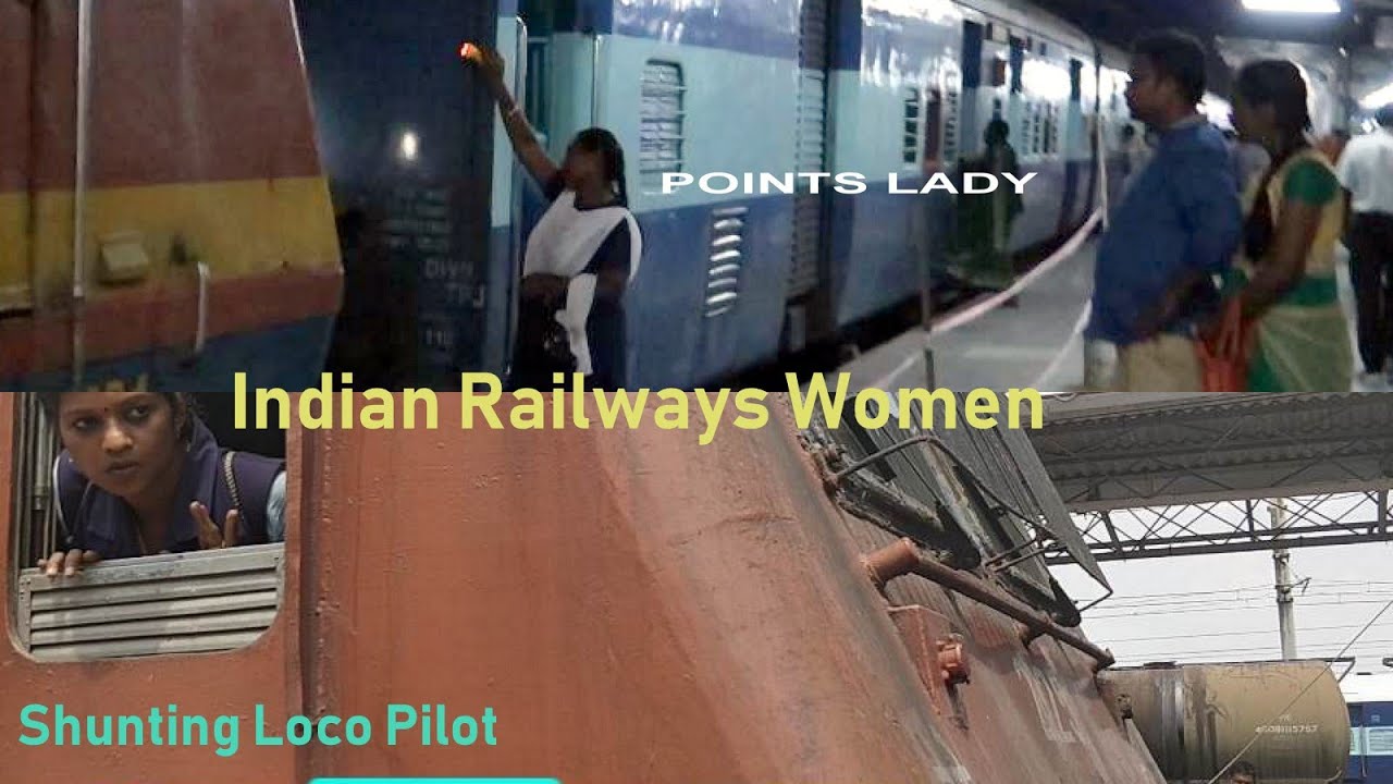 Railway Women in Action - Points Lady Loco Pilot Locomotive Coupling ...