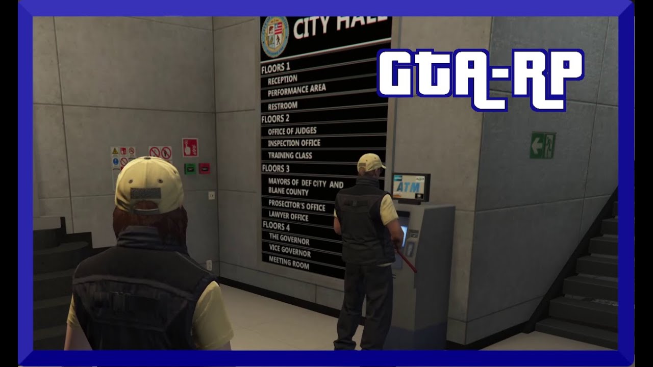 Unity GTA RP S1E14 Teil 4/4 Einfach mal den ATM im Rathaus machen - YouTube