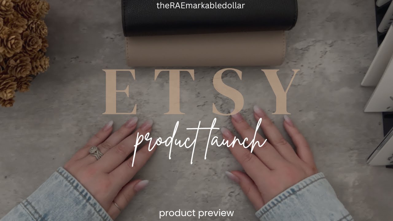 NEW ETSY SHOP | LAUNCH DATE | PRODUCT PREVIEW | NEW SHOP 🎉 - YouTube