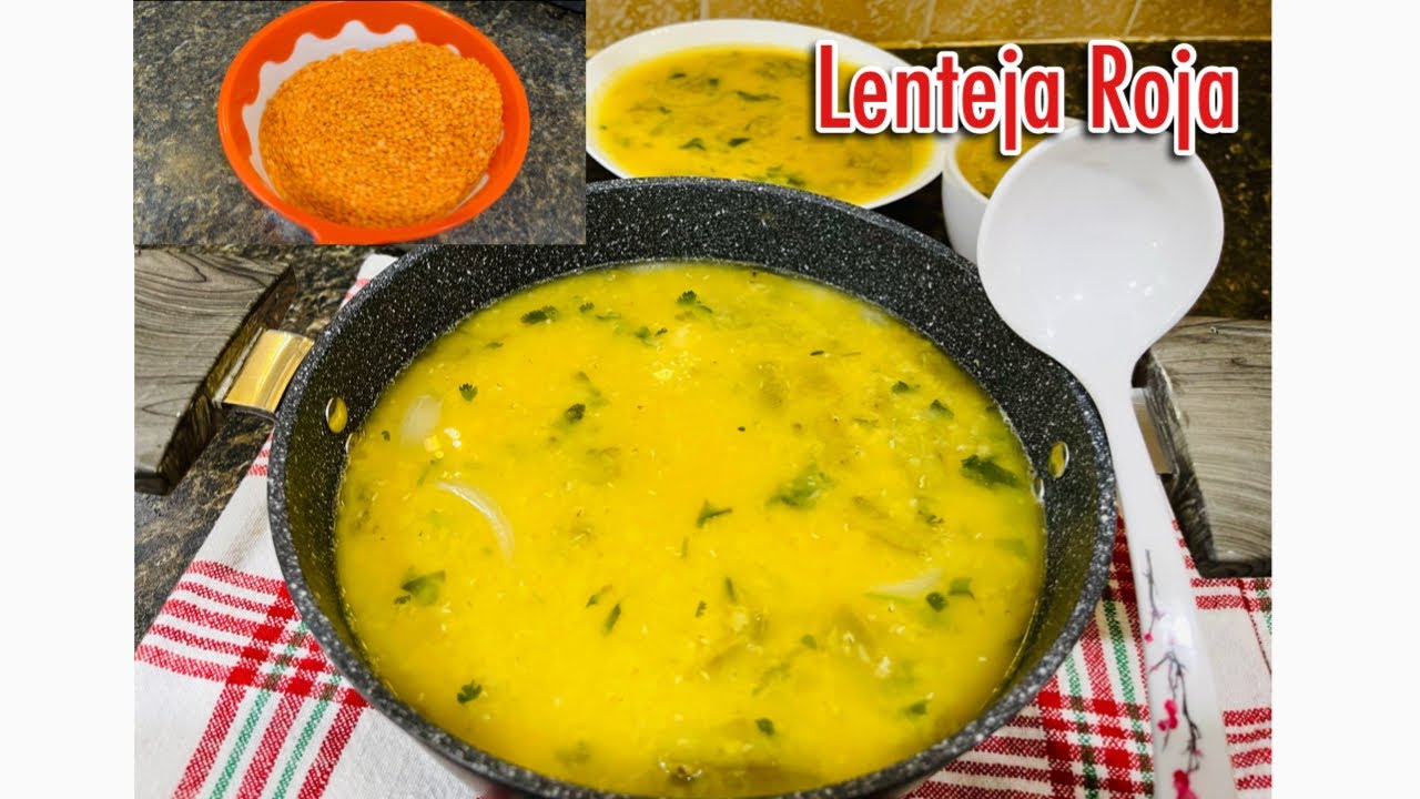 sopa de lenteja roja con nopales nunca había comido una sopa tan ...