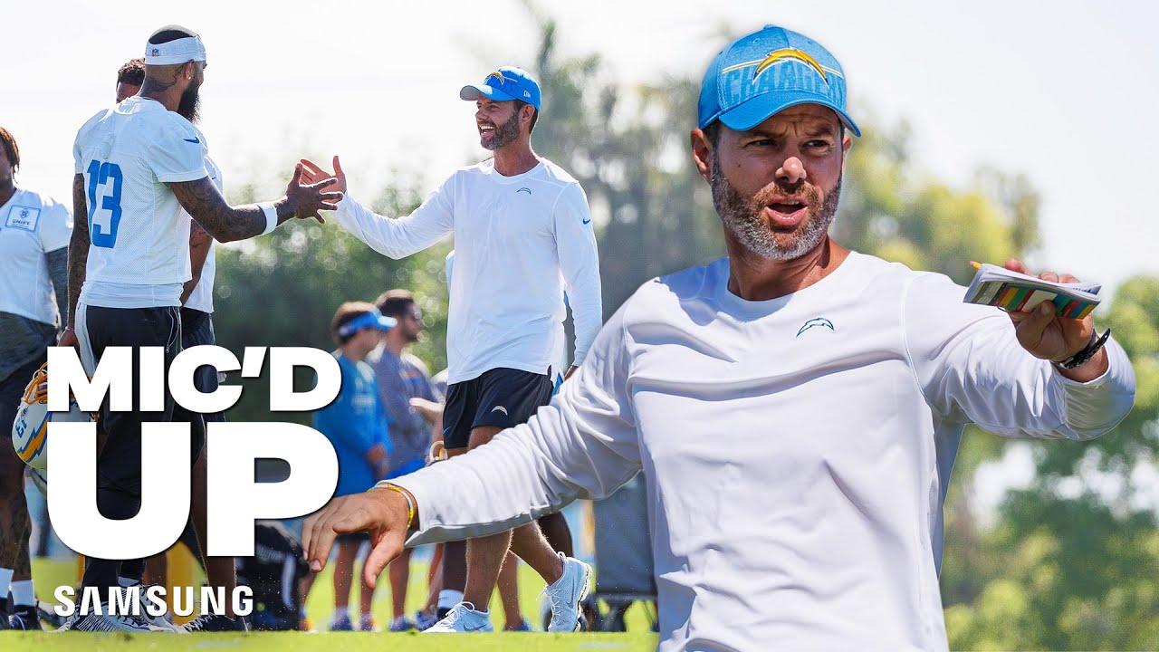 Mic’d Up: Brandon Staley At 2023 Training Camp | LA Chargers - YouTube
