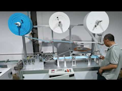 long time test high speed 1+1 flat mask machine face mask making ...