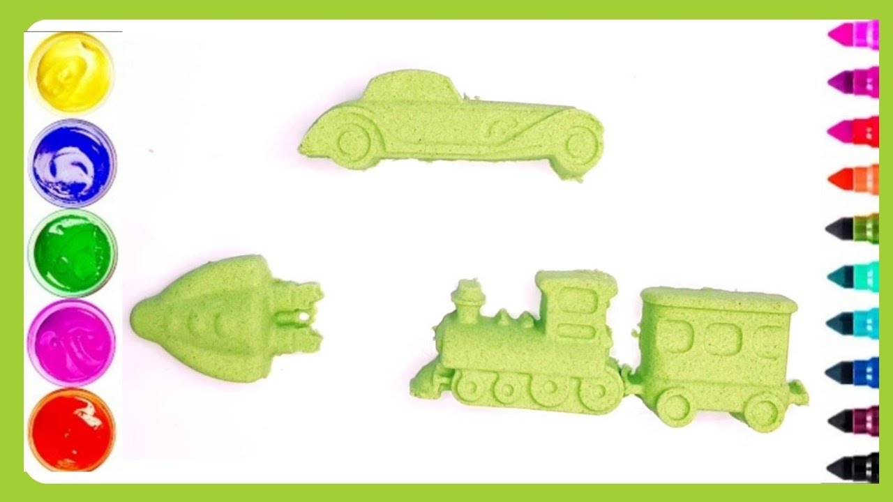 KINETIC SAND PARTY!!! Let's play with kinetic sand | Video for children ...