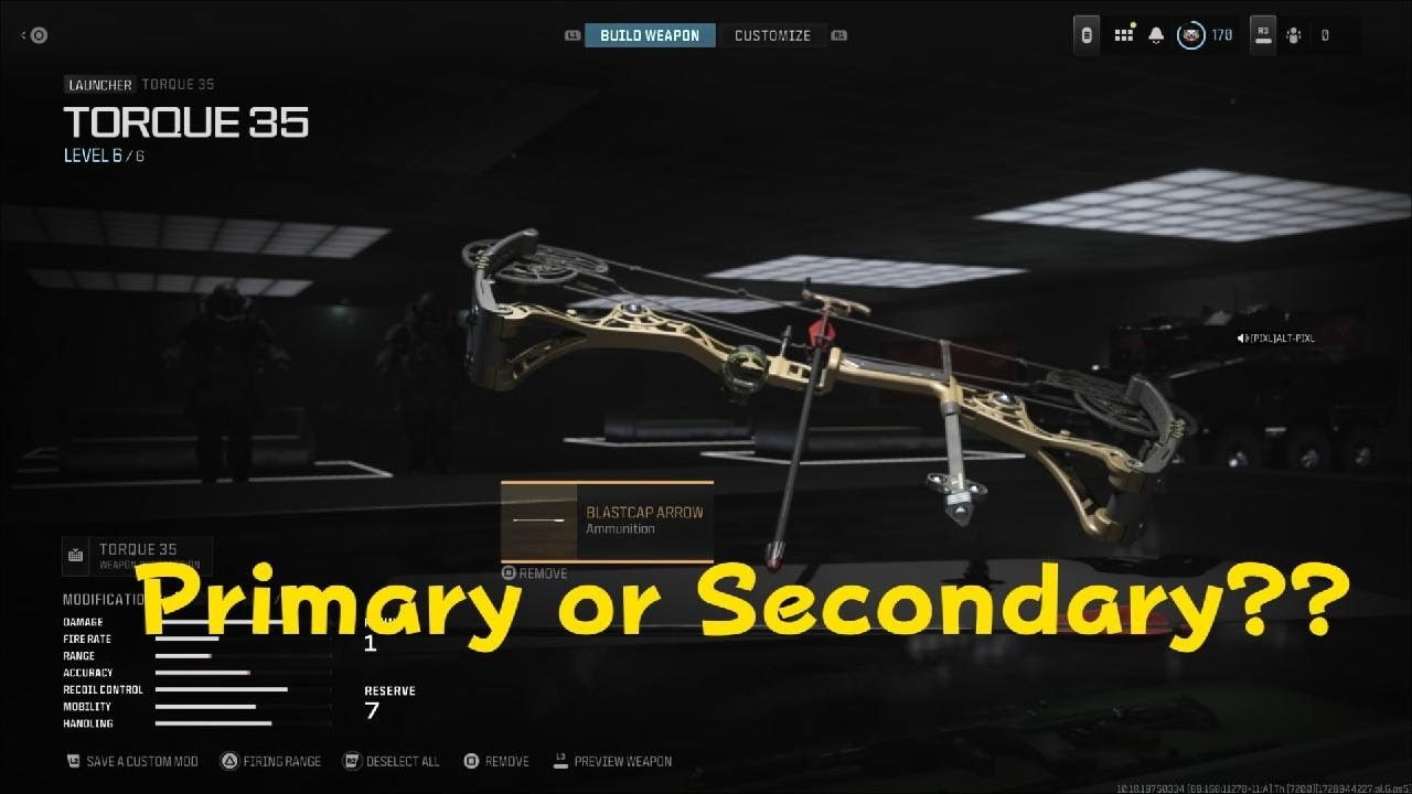 Mw3 Torque 35 bow Primary or Secondary cod call of duty gameplay kills ...