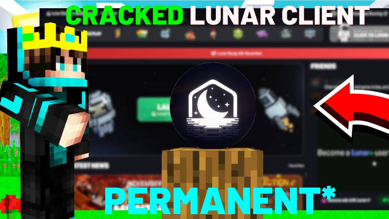 How to Use Lunar Client with Cracked Account + Skin Support (All ...