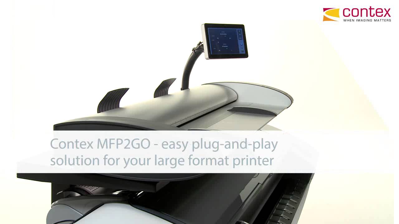 Contex MFP2GO solution with HP printers from CSG - YouTube