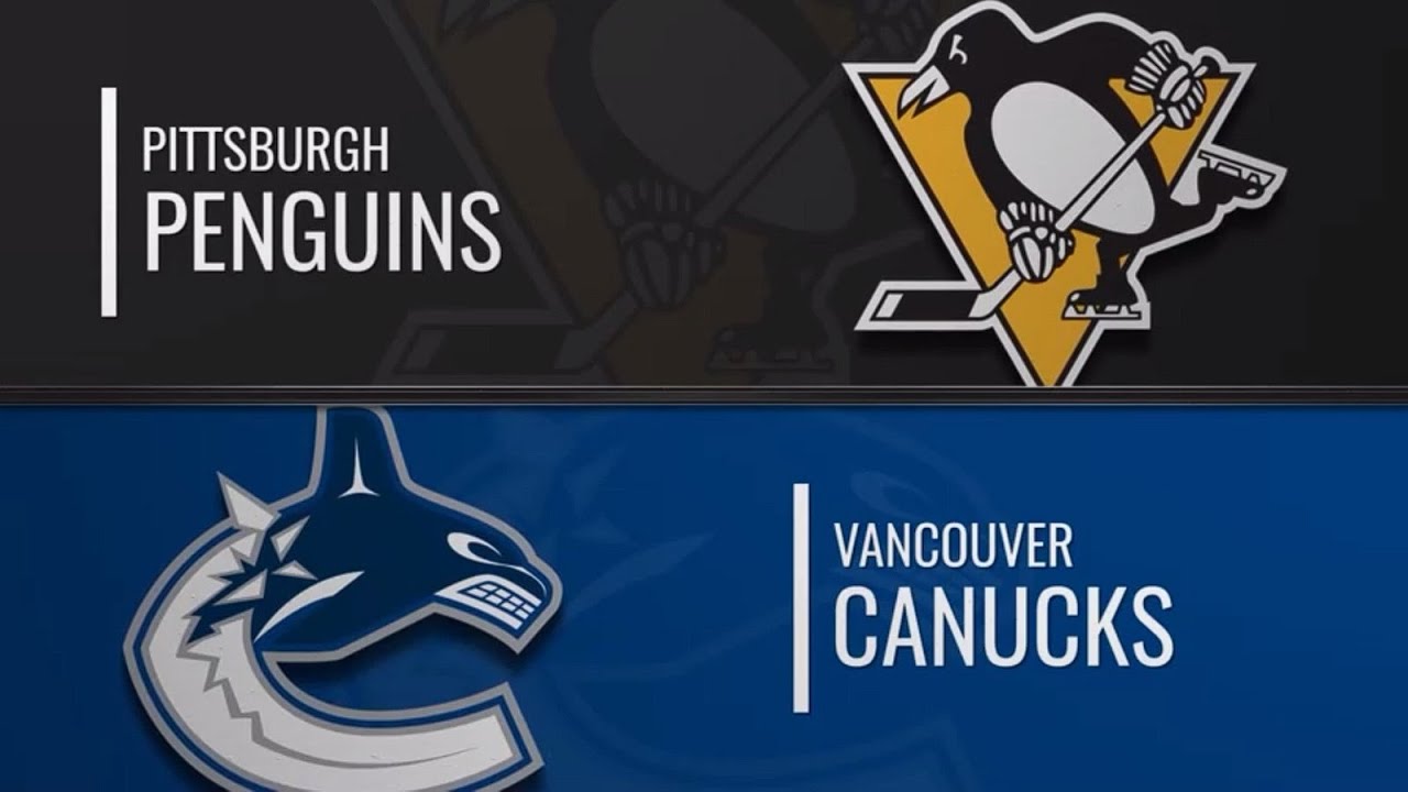 PITTSBURGH PENGUINS VS VANCOUVER CANUCKS ALL GOALS HIGHLIGHTS BEST ...