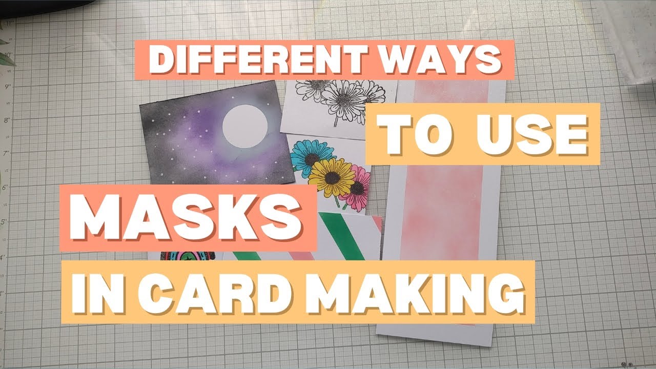 Use masking on your card projects - YouTube