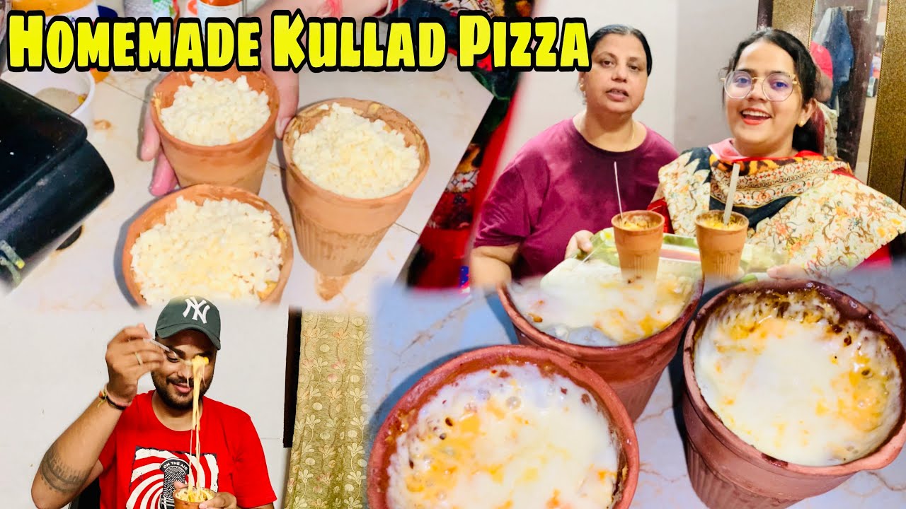 Kulhad Pizza Recipe|| Cheesy Kulhad Pizza || Street Style kulhad Pizza ...