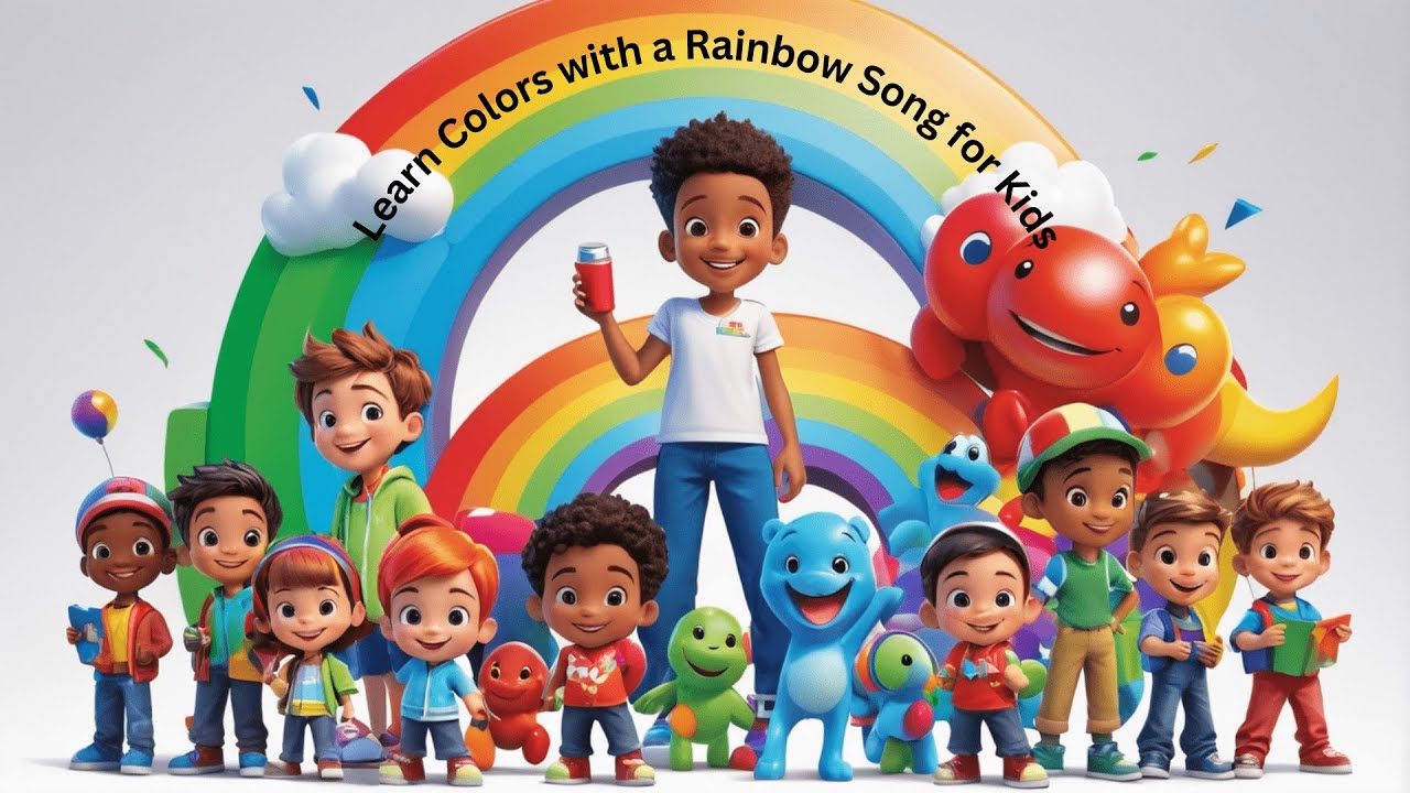 🌈 Learn Colors with a Rainbow Song for Kids! | ROYGBIV Educational ...