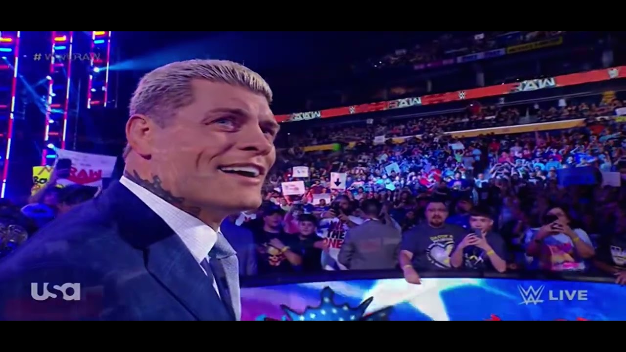 Cody Rhodes entrance! July 10th, 2023 - YouTube
