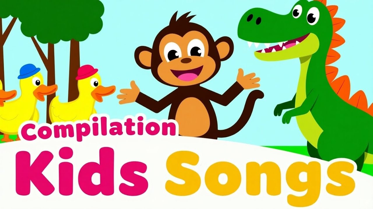 RAIN GO AWAY - OLD MACDONALD - FIVE LITTLE DUCKS - FIVE LITTLE MONKEYS ...