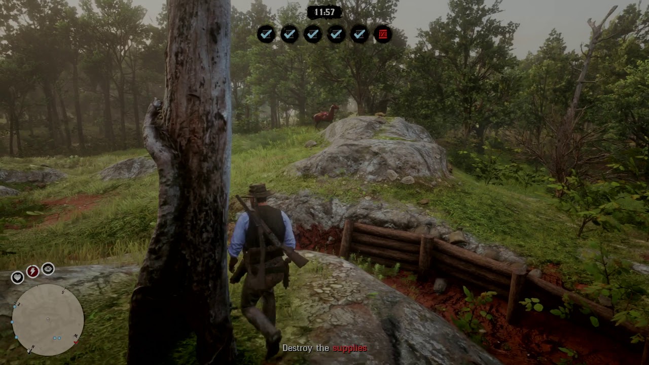 RDR2 tree climbing - YouTube