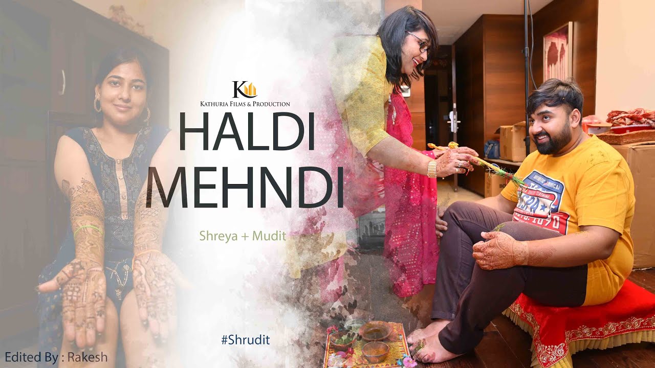 Mehndi || Haldi || Mudit Shreya || Crystal Sarovar Premiere || Agra - YouTube