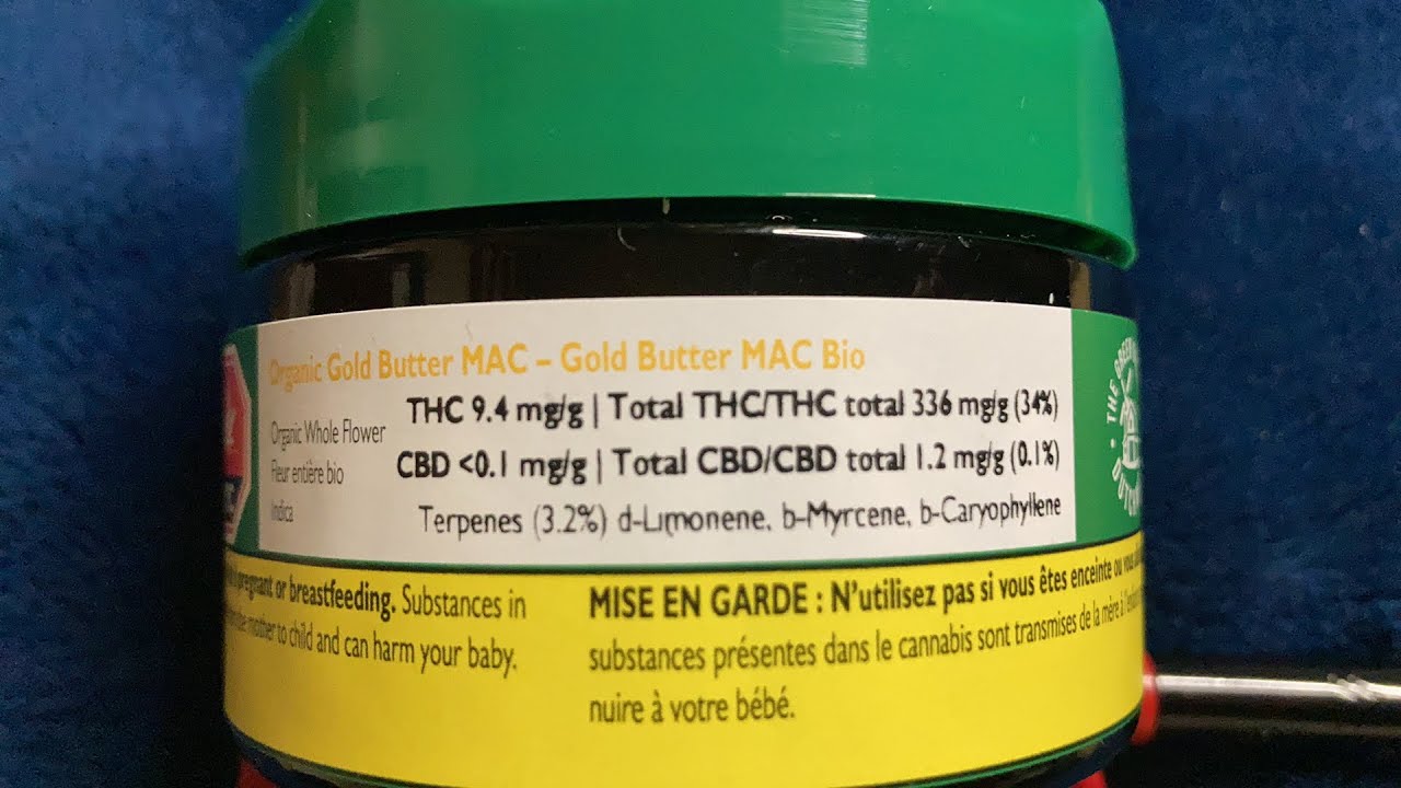Organic gold butter Mac | 33.6% THC Indica 🤕 😱 💀 - YouTube