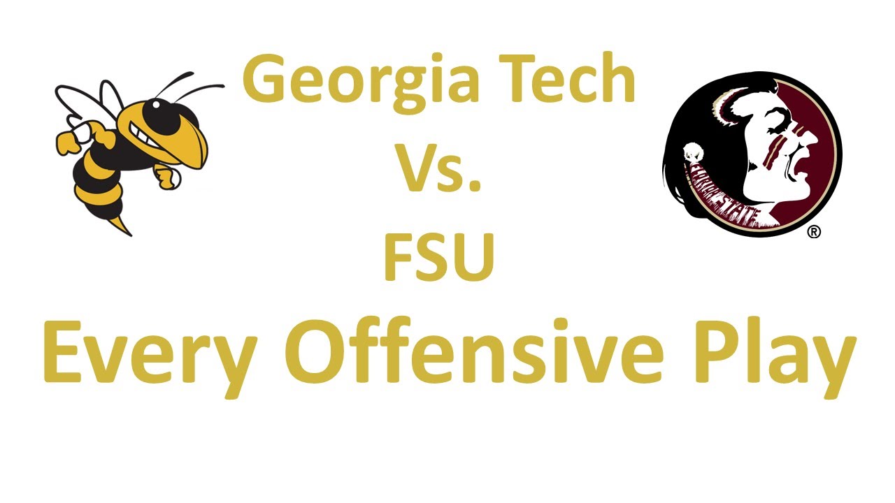 Georgia Tech vs FSU 2015: Every Offensive Play - YouTube