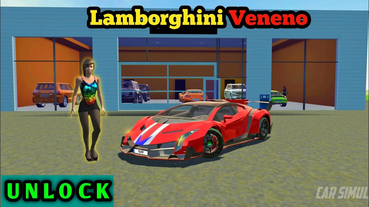 Lamborghini Veneno Unlock And Modified Car Simulator 2 New Update/Drag ...