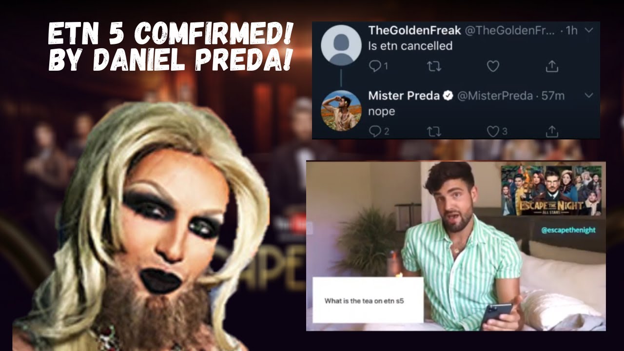 Daniel Preda CONFIRMS ETN5 on YouTube and Twitter! - YouTube