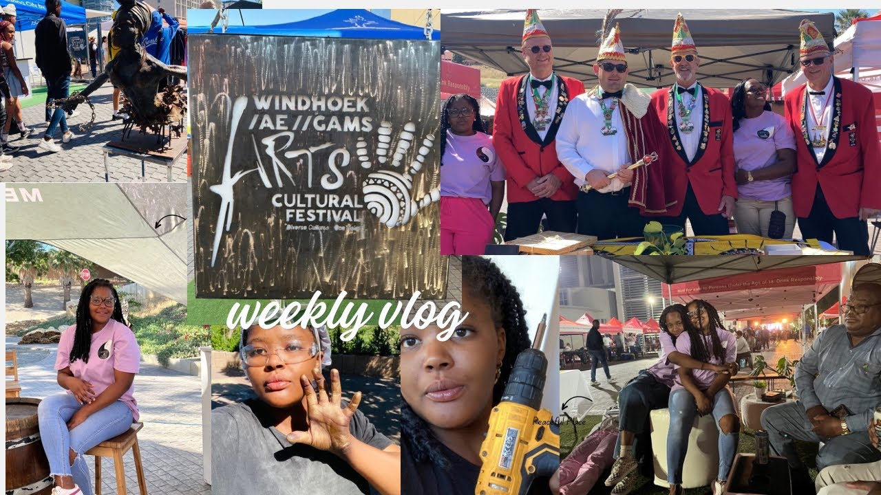 Weekly vlog/Windhoek Festival /Ae GAMSA Art and Culture Festival ...