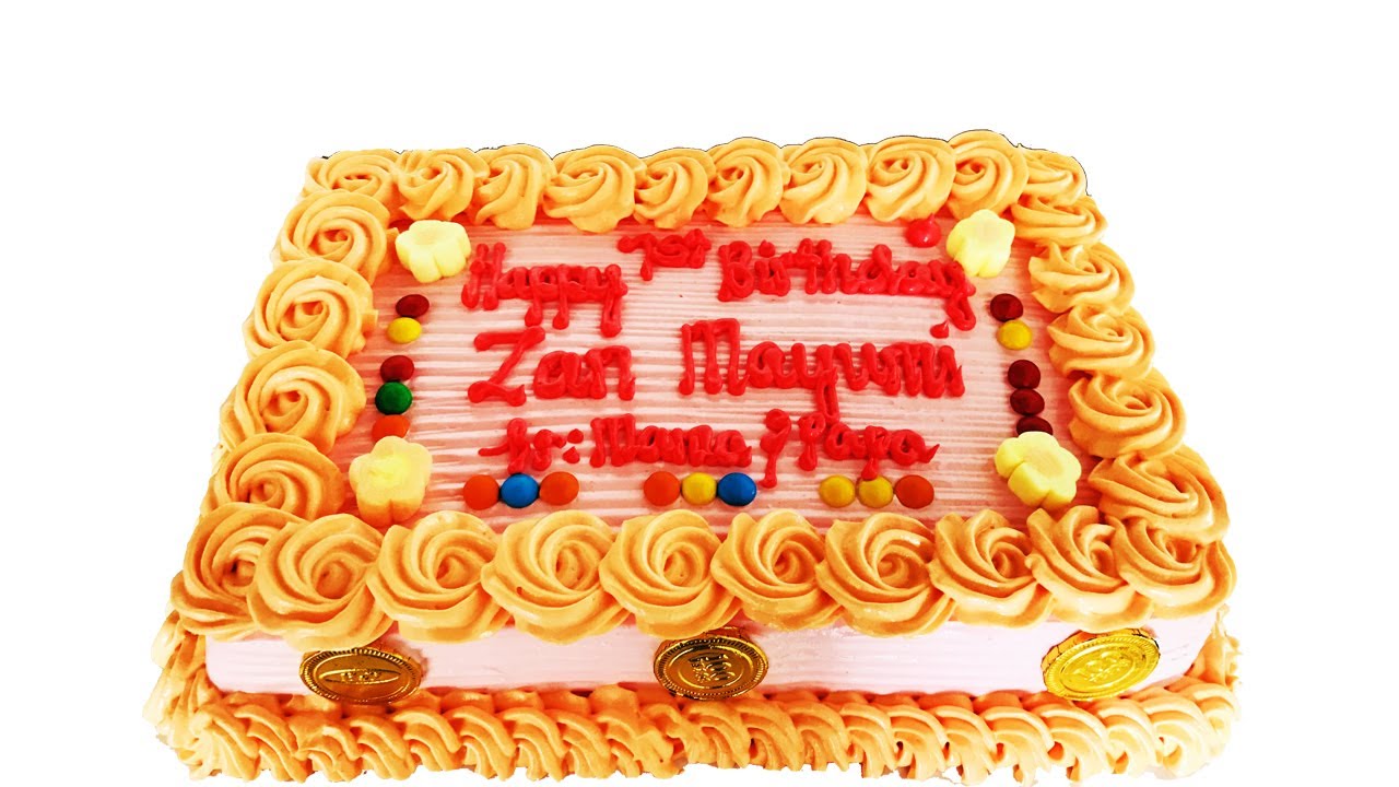 CAKE DECORATING IDEA USING BOILED ICING | YUFI VLOG - YouTube