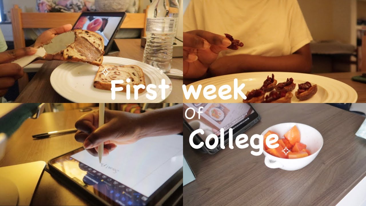 First week of college | Planning the week, recovering from summer - YouTube
