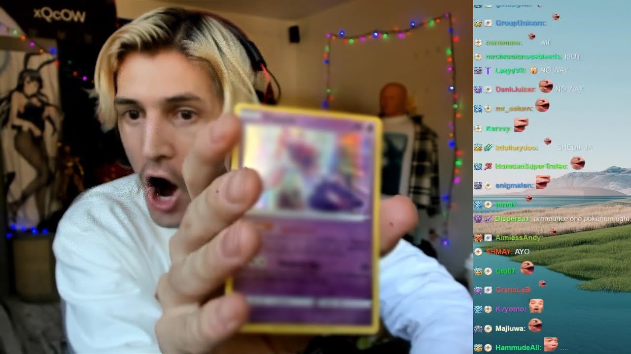 xQc Opens Pokemon Cards - YouTube