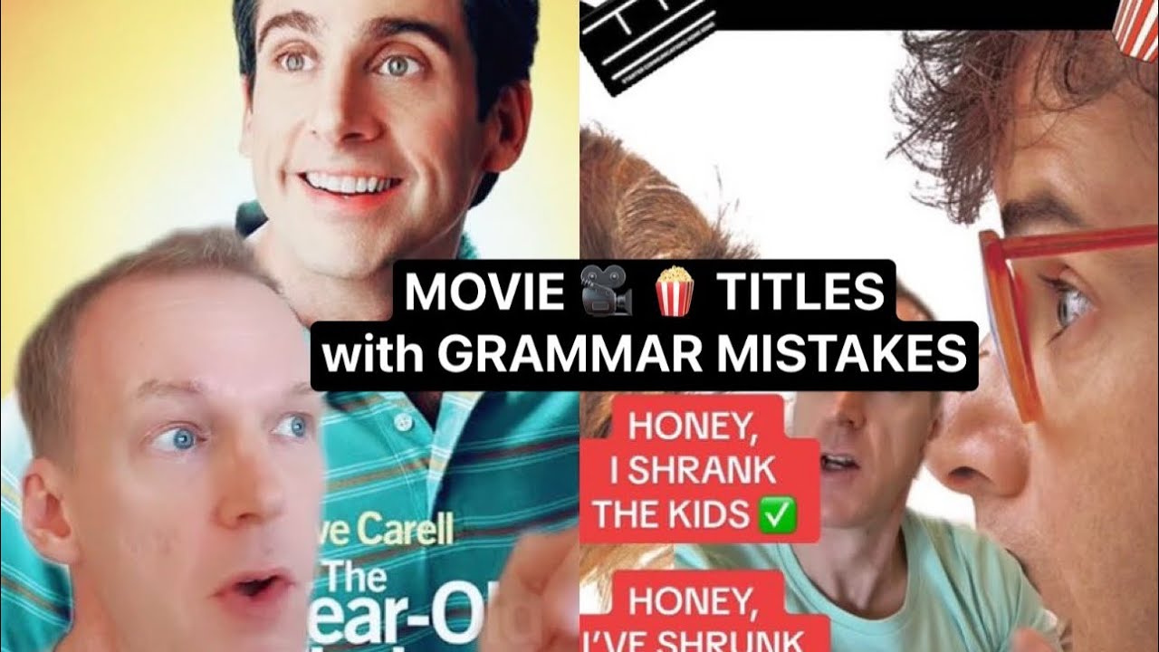 MOVIE TITLES with GRAMMAR MISTAKES (In Burmese with Ko Pete) IMPROVE ...