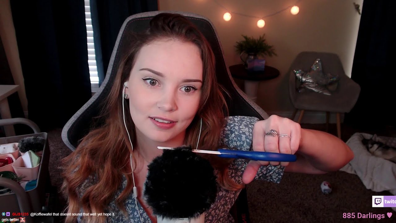 ASMR DARLING | Scissor sounds ASMR |💕 - YouTube