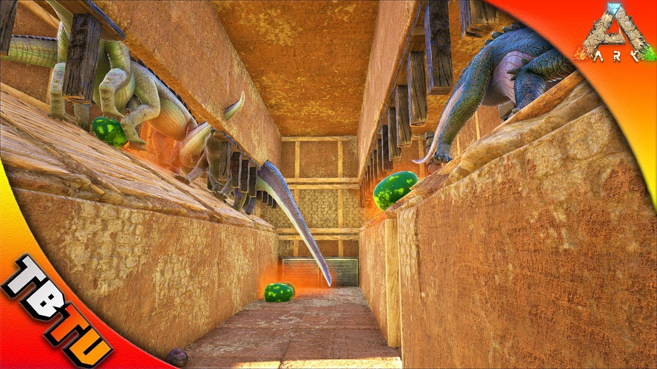 KAPROSUCHUS LOVE SHACK! NEW BREEDING PEN! Ark Survival Scorched Earth ...