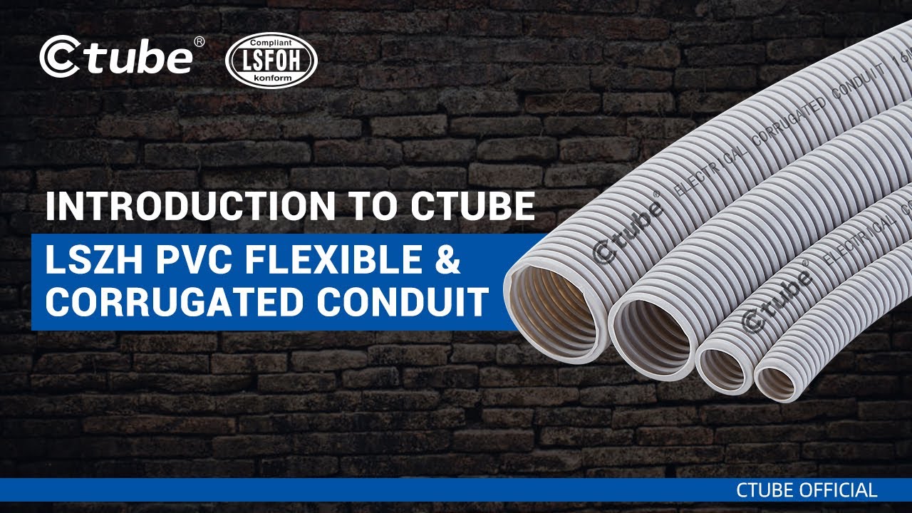 Ctube | LSZH Corrugated Conduit Introduction and Preview - YouTube