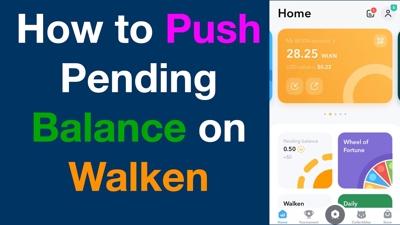 how to push pending balance walken 2024 - YouTube