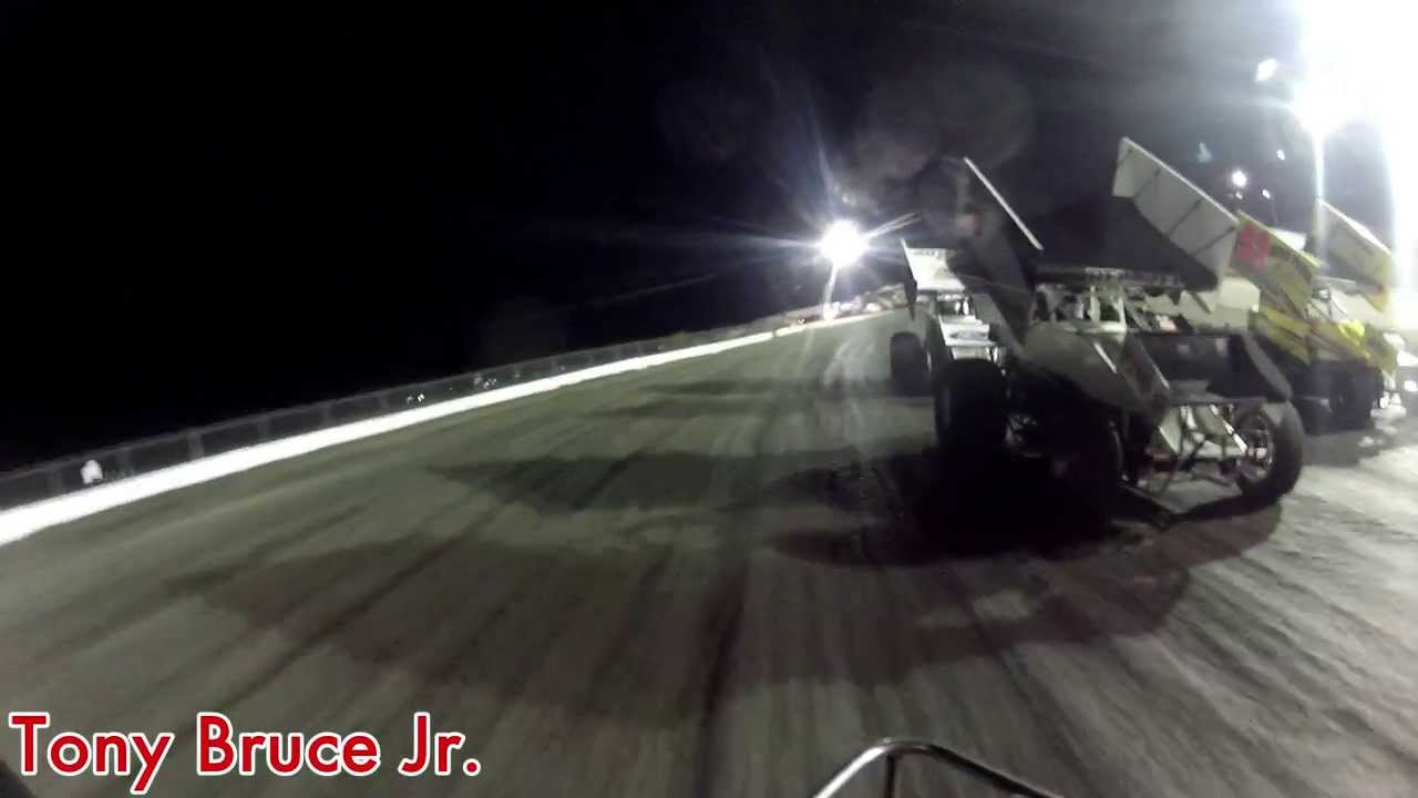 Tony Bruce Jr. Heat race 40th Annual Winter Nationals - YouTube