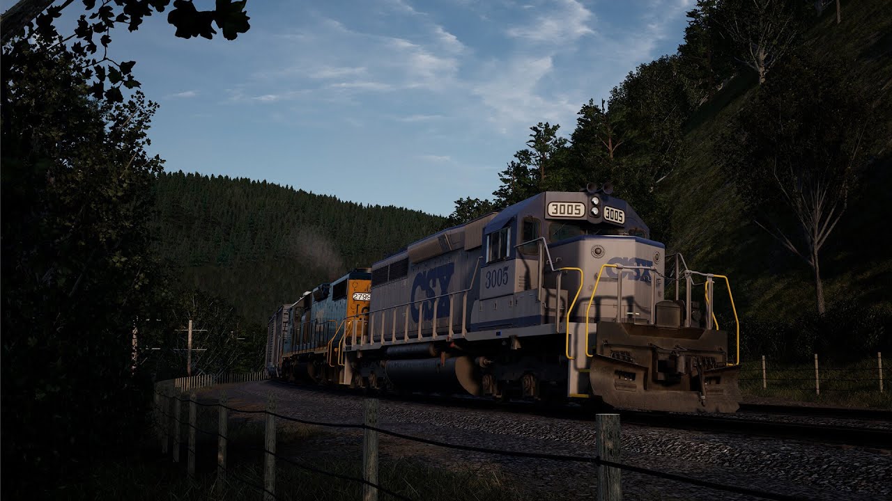 Train Sim World 3 SD40 CSX Sand Patch Grade | Манёвры и спасательные ...