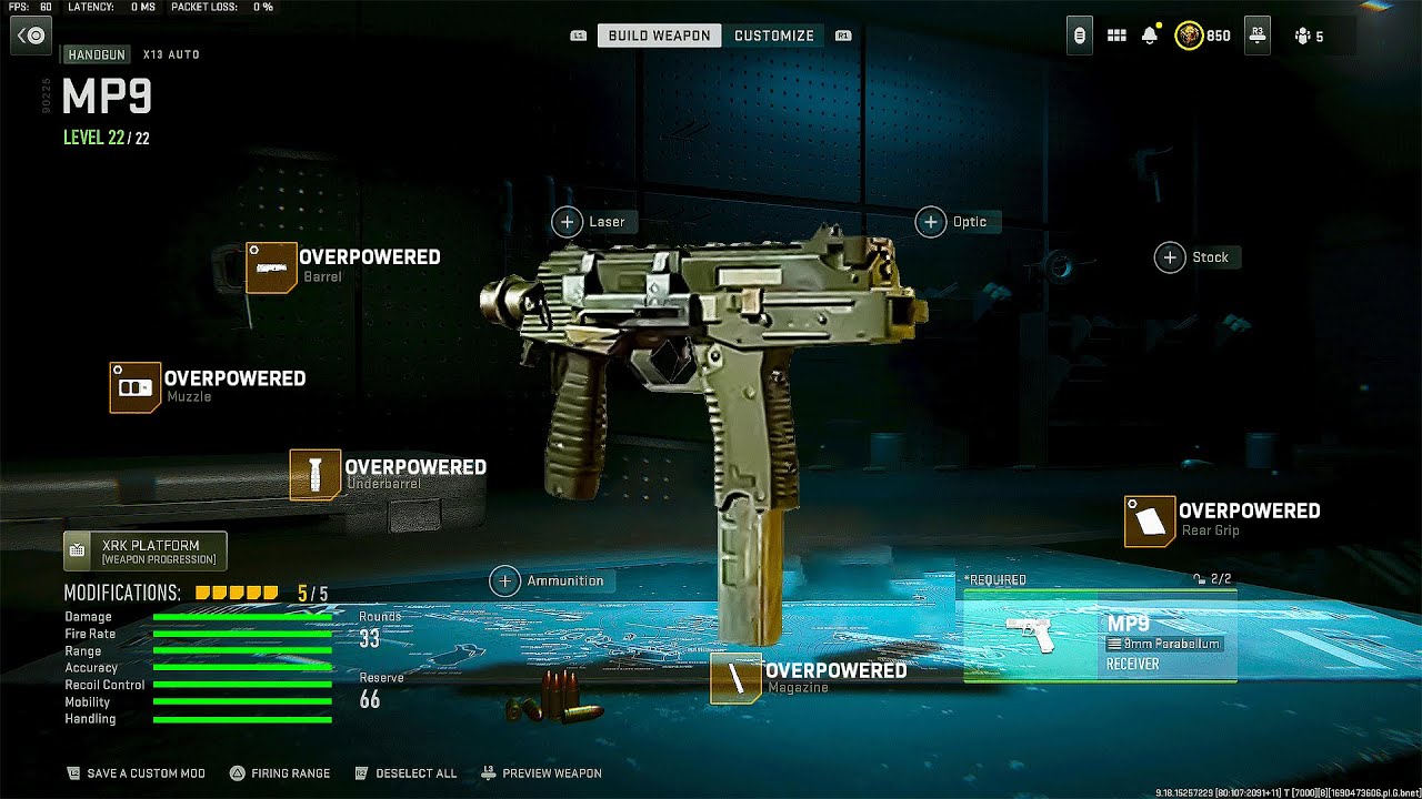 the NEW "MP9" is OVERPOWERED in Modern Warfare 2😱(Secret Gun) - YouTube