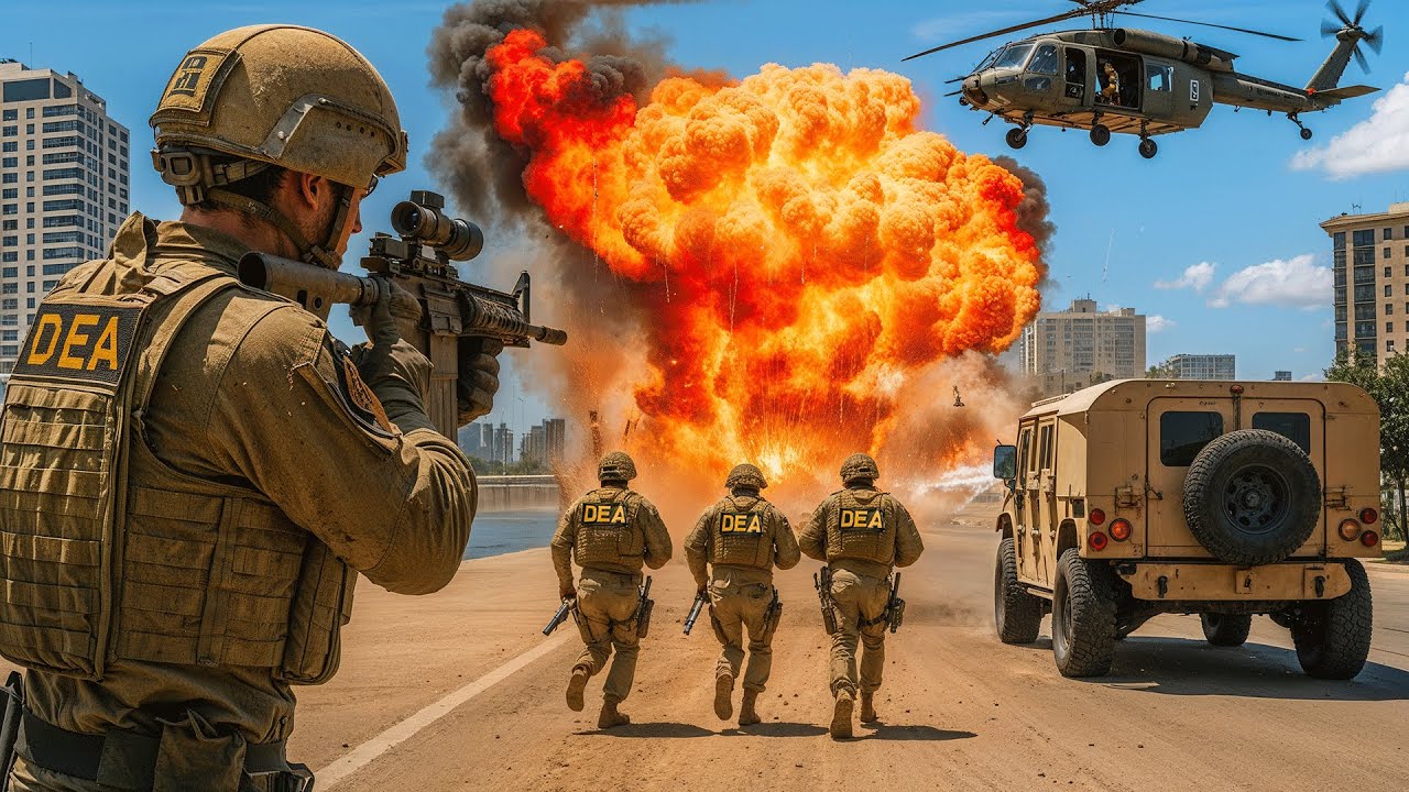 U.S. Military Task Force STORMS Cartel Convoy in Boston Harbor — Hidden ...