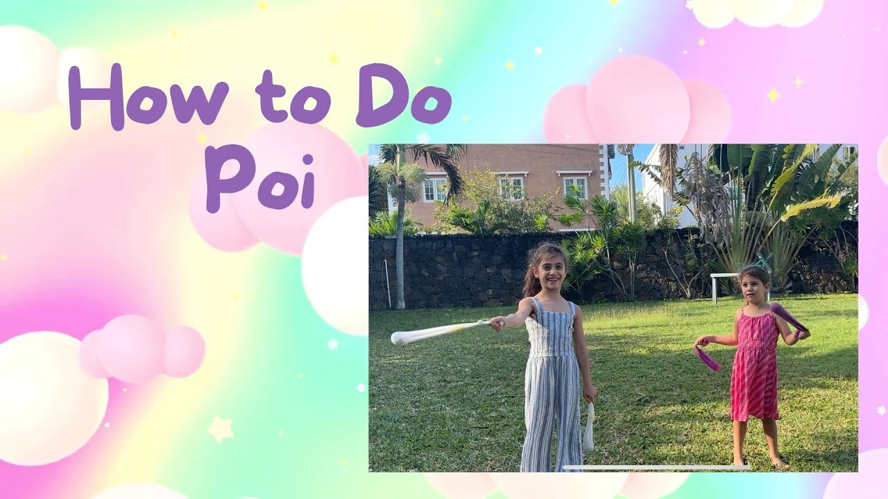 How to do Poi for kids - beginner - YouTube
