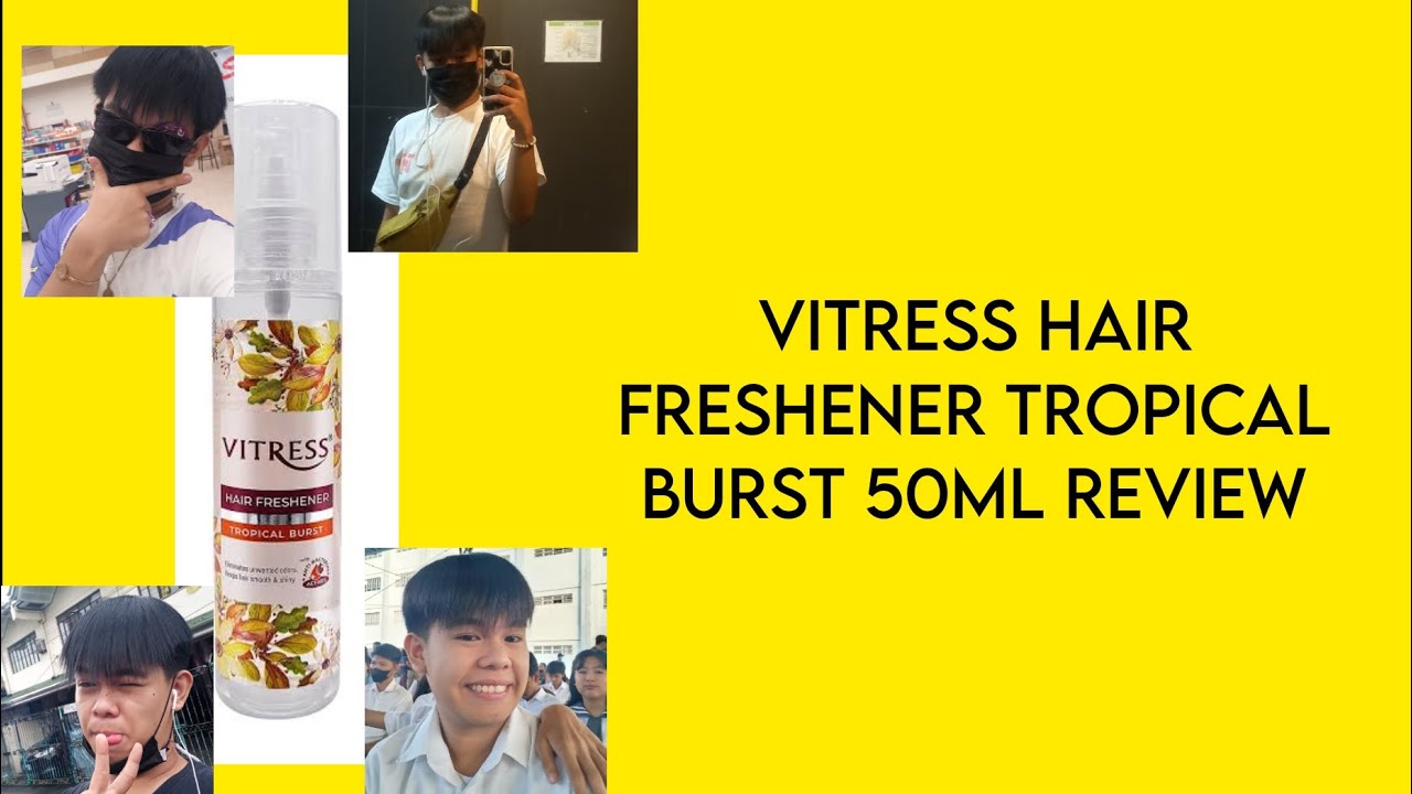 VITRESS HAIR FRESHENER TROPICAL BURST 50ML REVIEW, VLOG 116 - YouTube