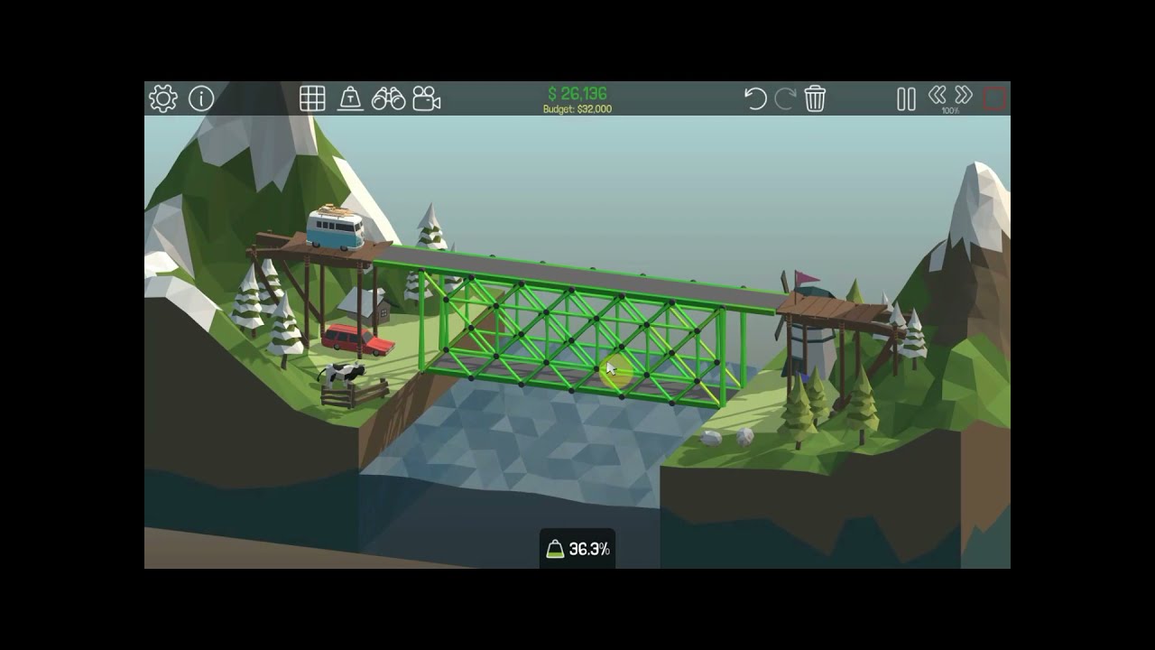 Poly bridge 1-11 to 1-15! - YouTube