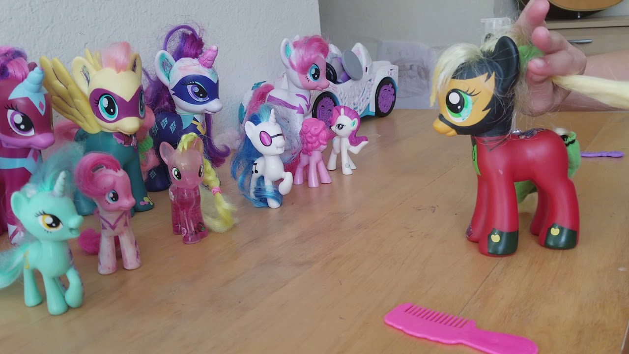 Rainbow dash hair salon My little pony - YouTube