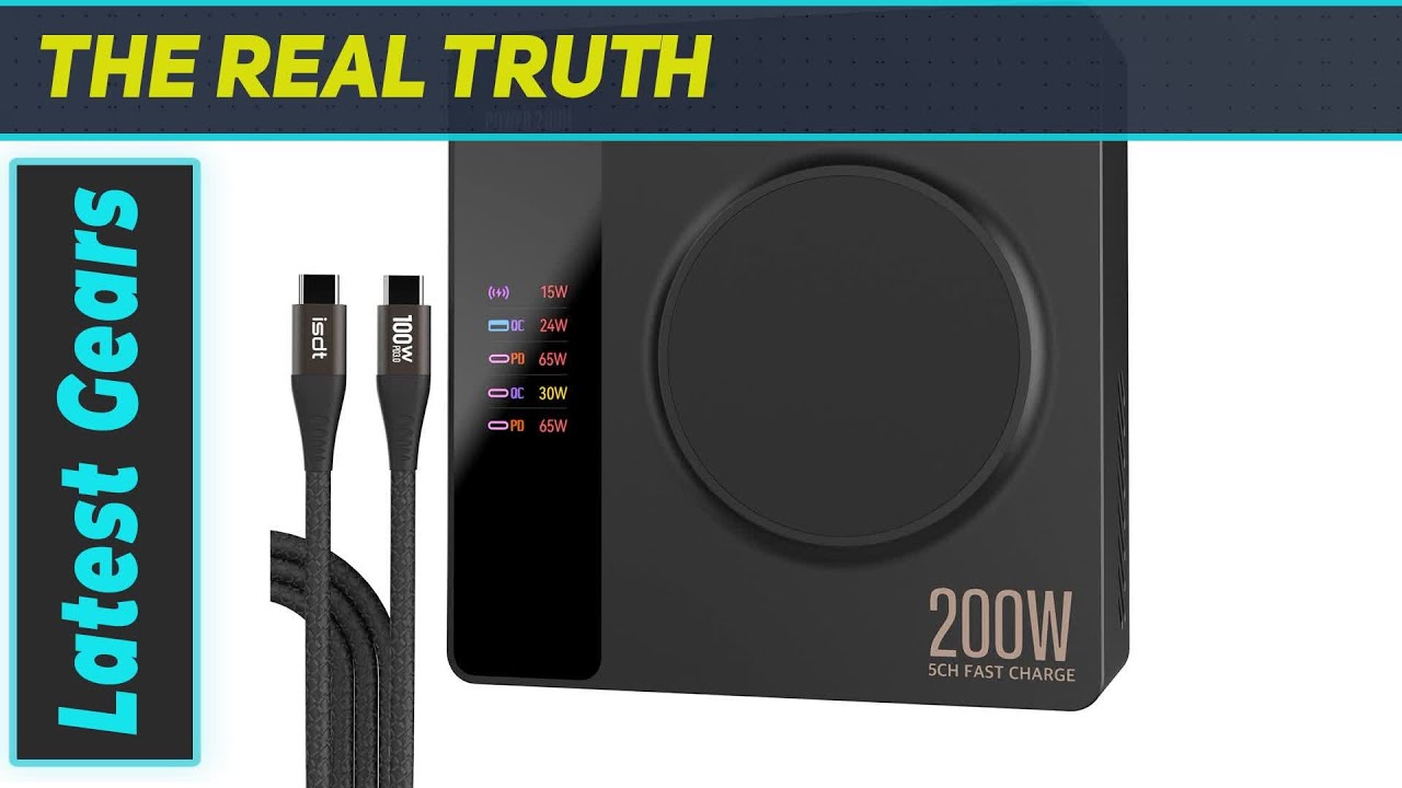 ISDT Power 200H 200W USB C Desktop Charging Station - Best High-Power ...