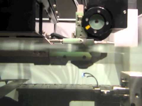 Wire EDM cutting #2 - YouTube