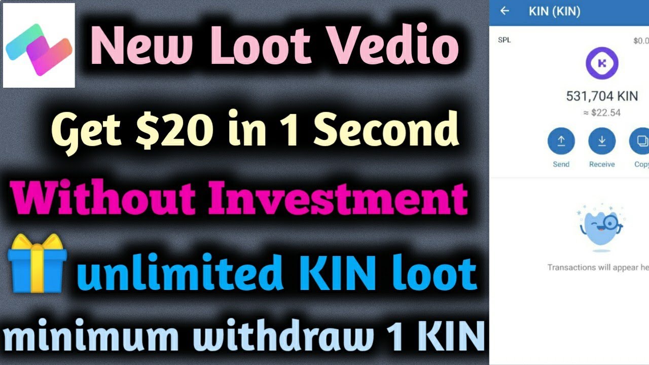 Get Kin (Kin) Token | Trust wallet New airdrop Kin Token | Withdrawal ...