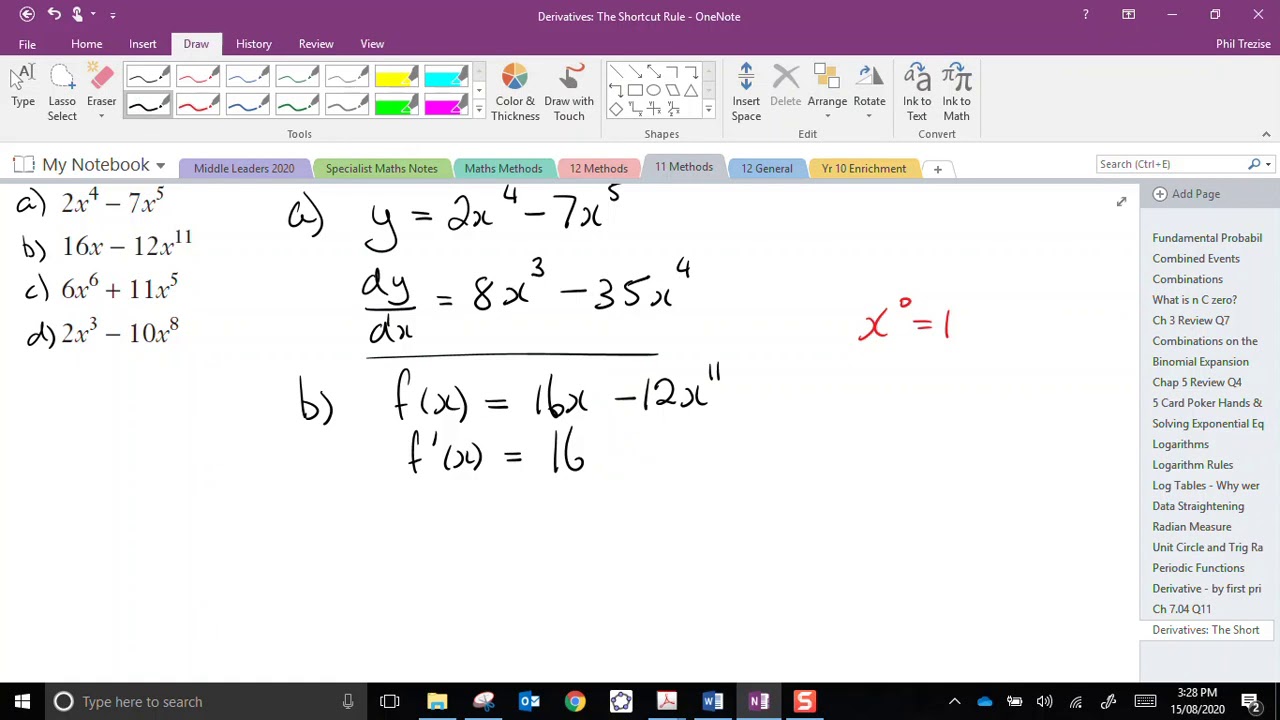 Derivative Shortcut Rule - YouTube