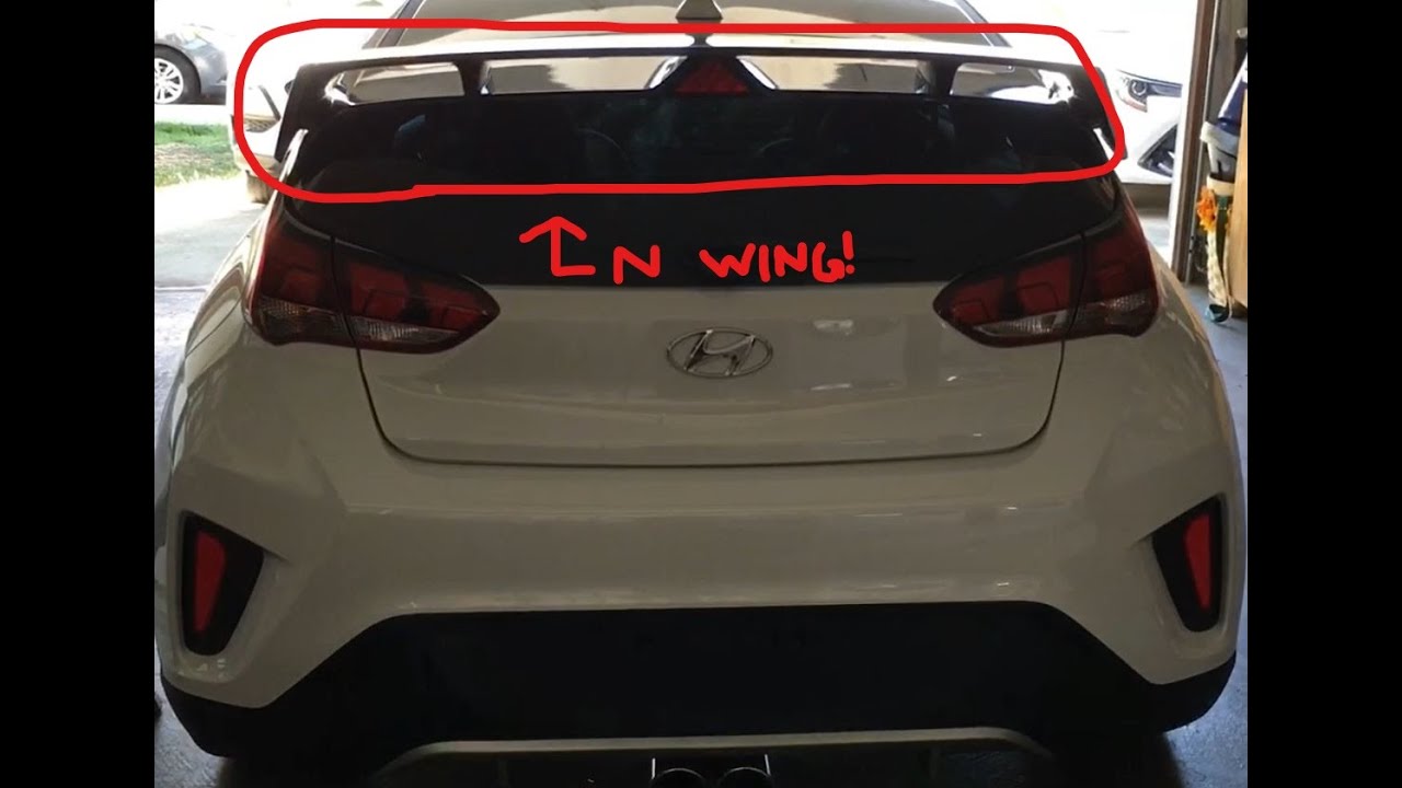 In-Depth Install: Hyundai Veloster N Wing on my 2020 Veloster Base 2.0 ...