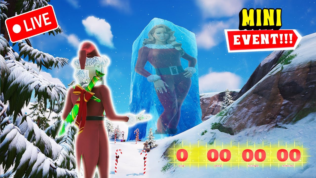 FORTNITE CHAPTER 6 *LIVE* [WINTERFEST LIVE EVENT!!!] - YouTube