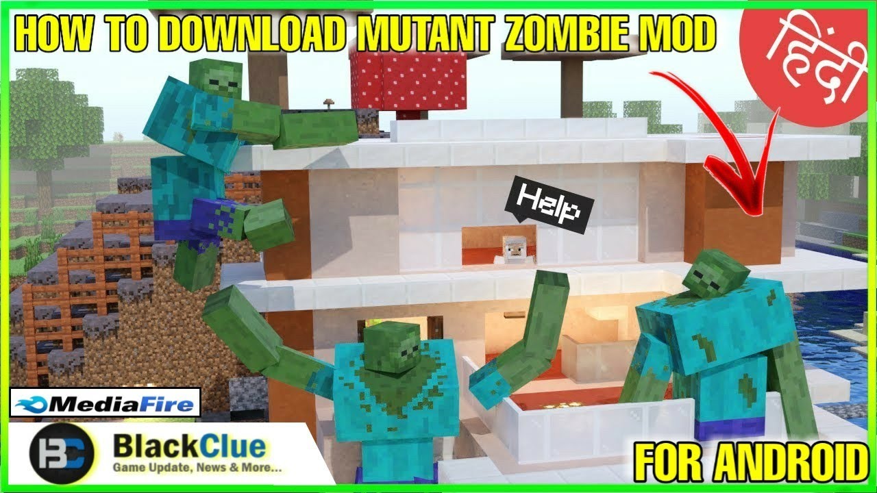 mutant zombie addon for minecraft pocket edition | Mutant Zombies addon In Minecraft - YouTube